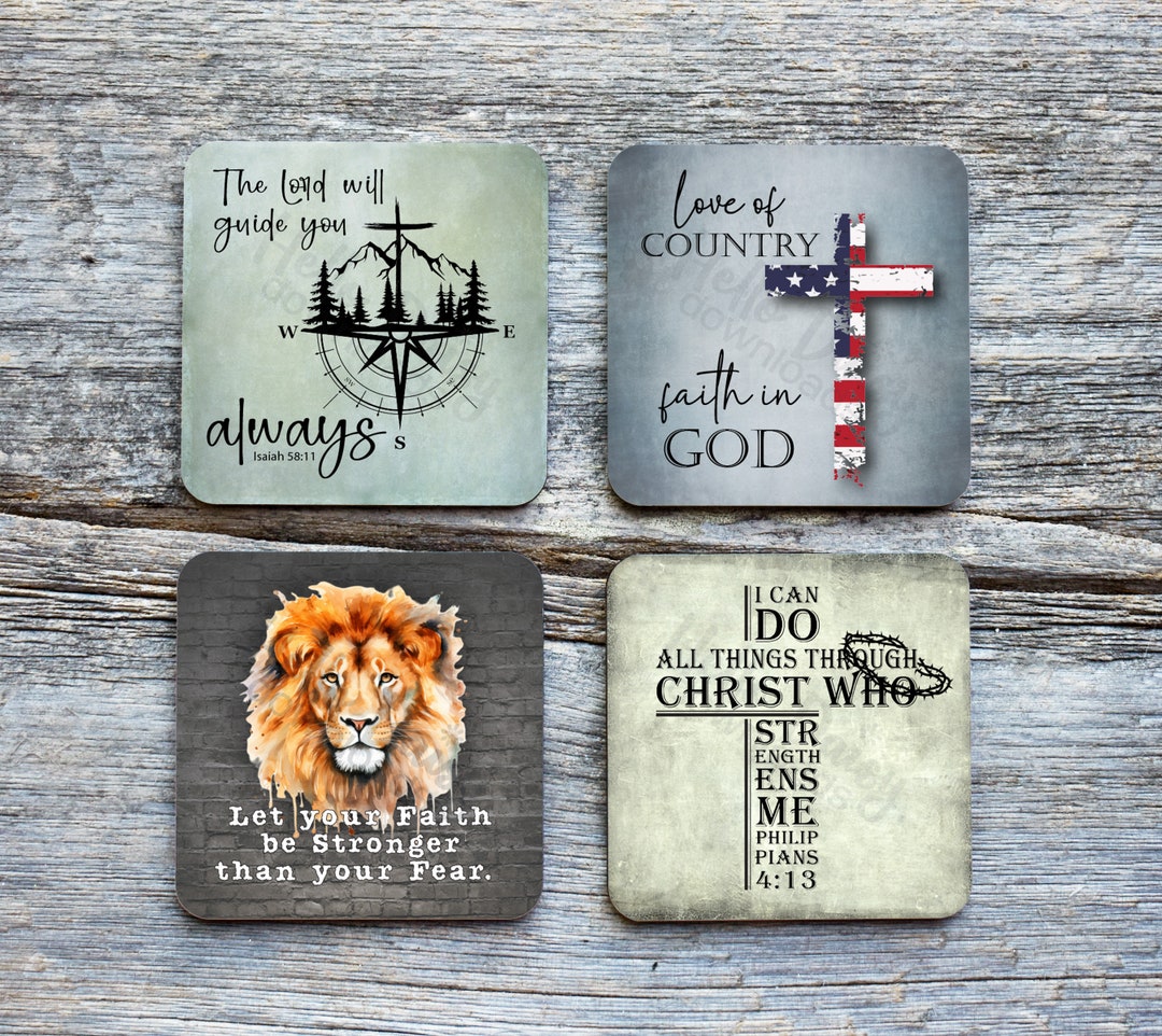 Square Design Bundle Faith | Instant Digital Download PNG | Masculine ...