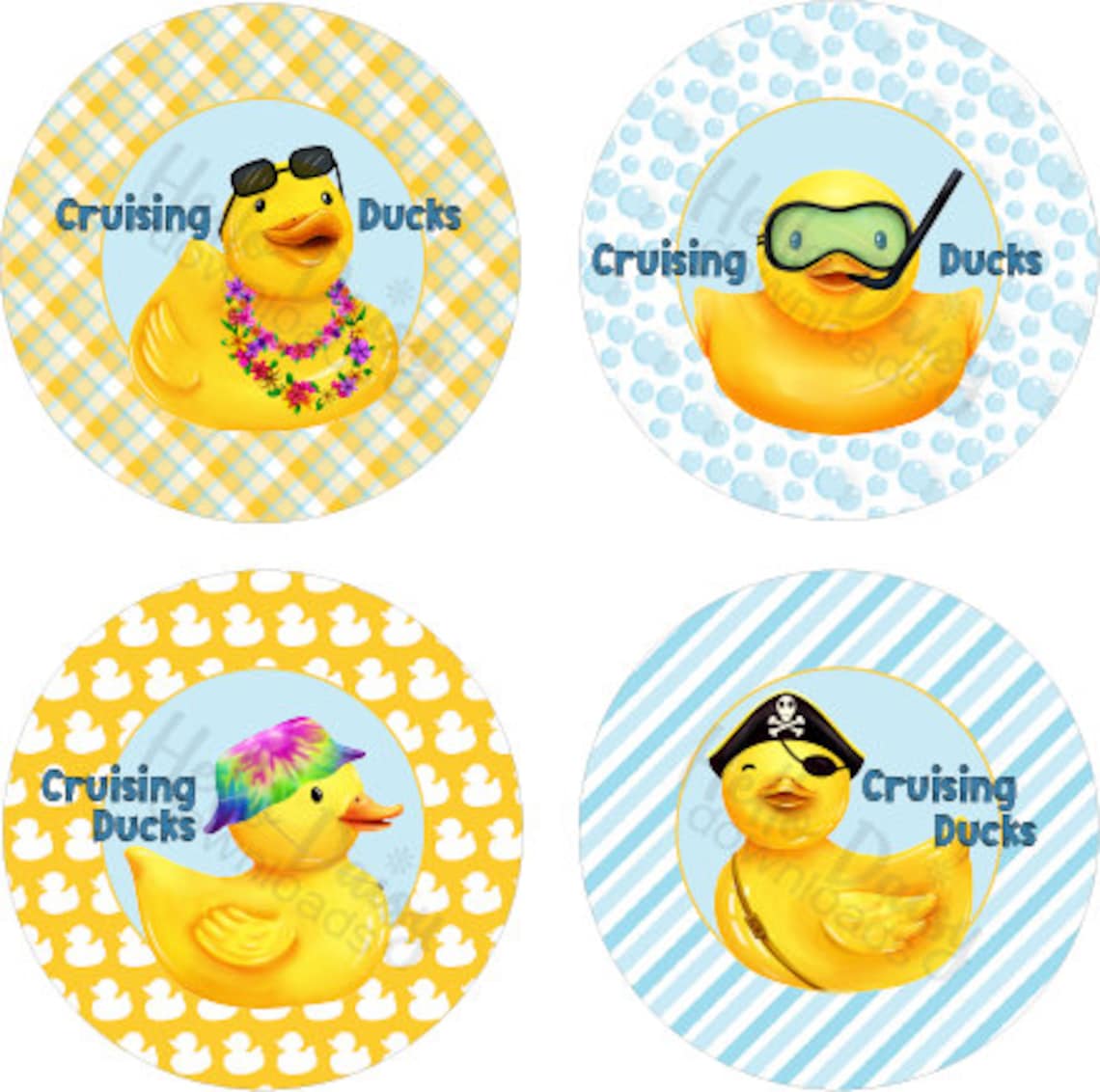 Cruising Ducks Design Bundle Instant Digital Download PNG File - Etsy