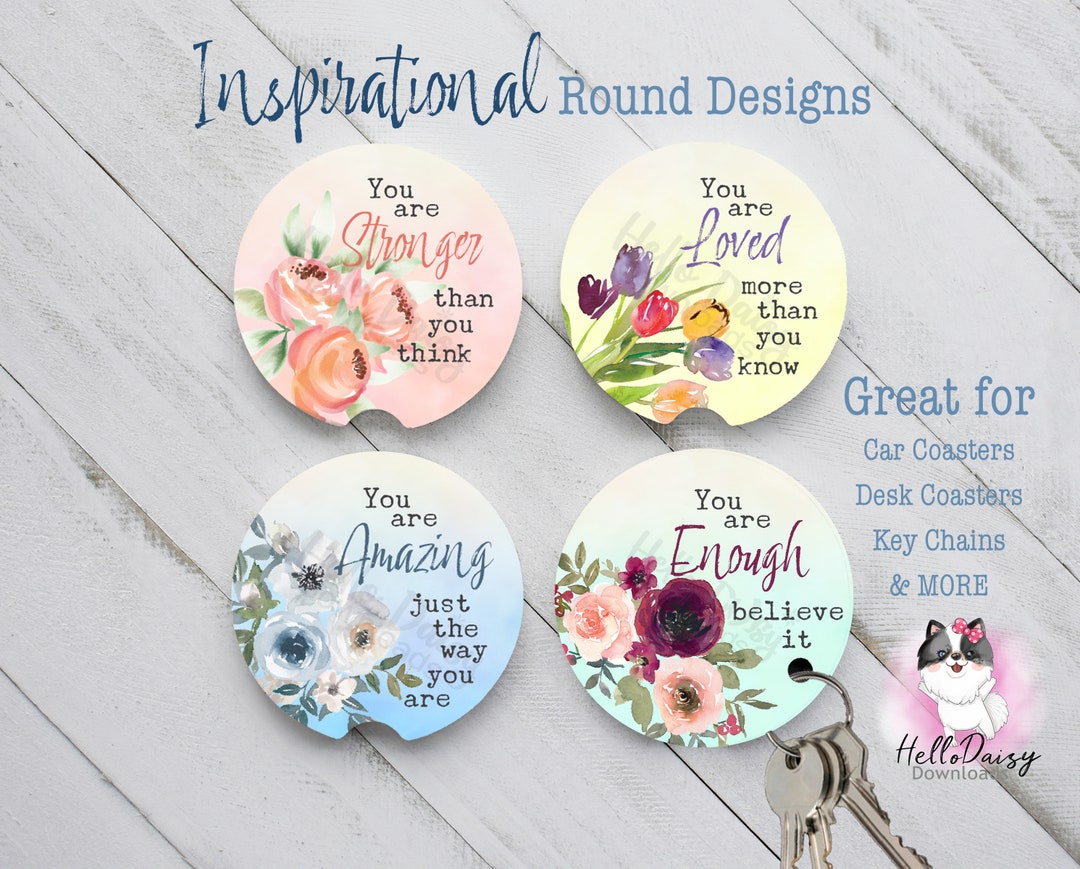 Round Design Bundle | Instant Digital Download PNG | Inspirational ...