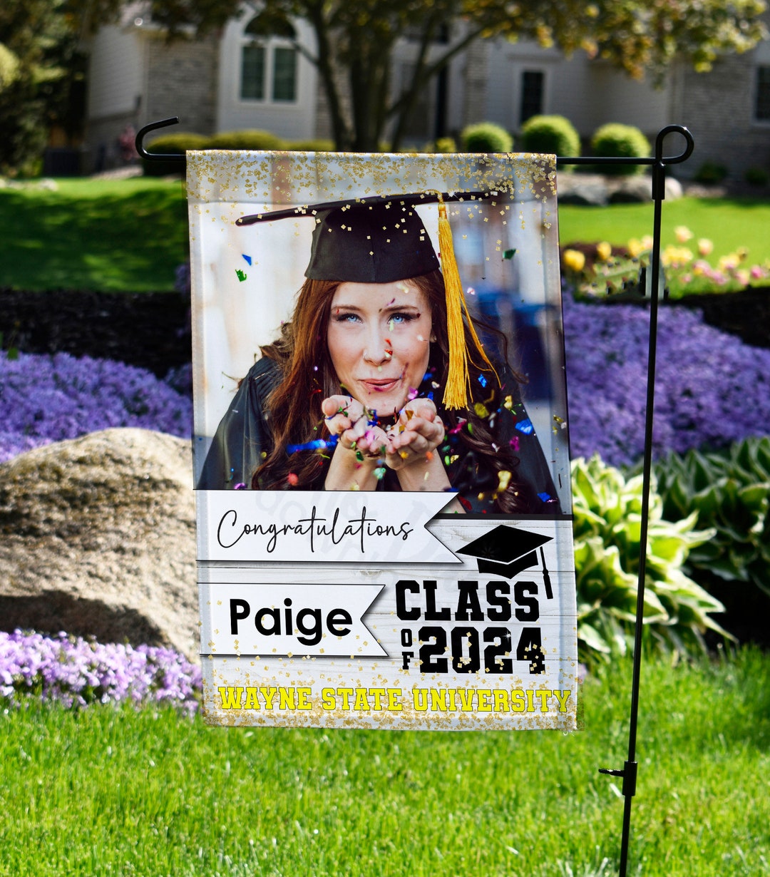 Digital Design - Class of 2024 Graduation Garden Flag | Instant PNG ...