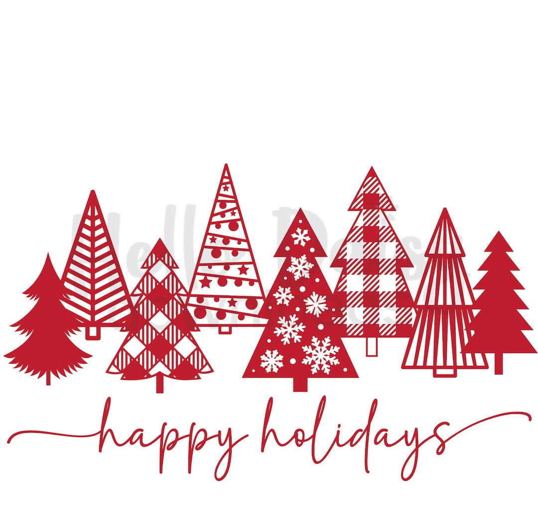 13" Holiday Design | Instant Digital Download PNG | Happy Holidays ...