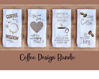 Coffee Kitchen Towel - Etsy