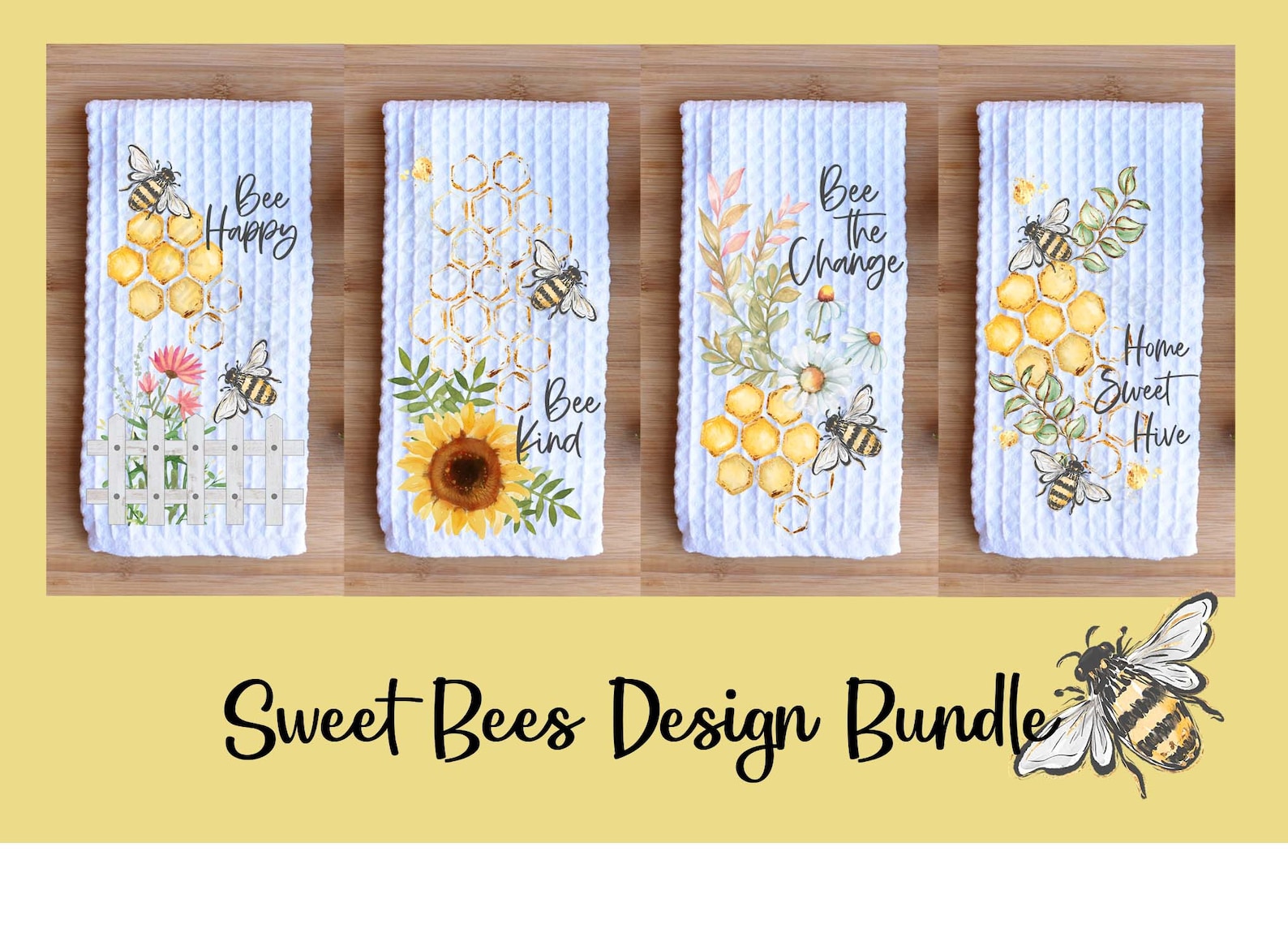 Kitchen Towel Design Bundle | Instant Digital Download PNG File ONLY ...