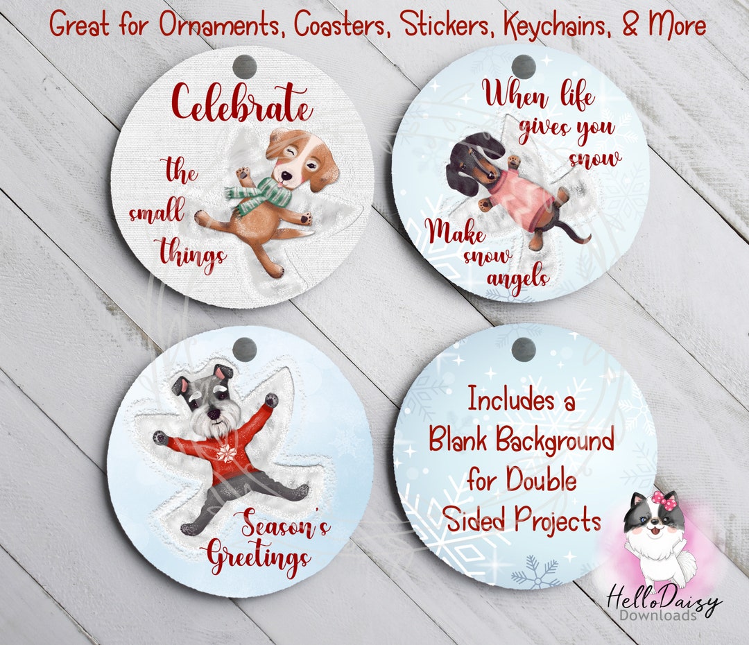 Christmas Dog Design Bundle | Instant Digital Download PNG File ONLY ...