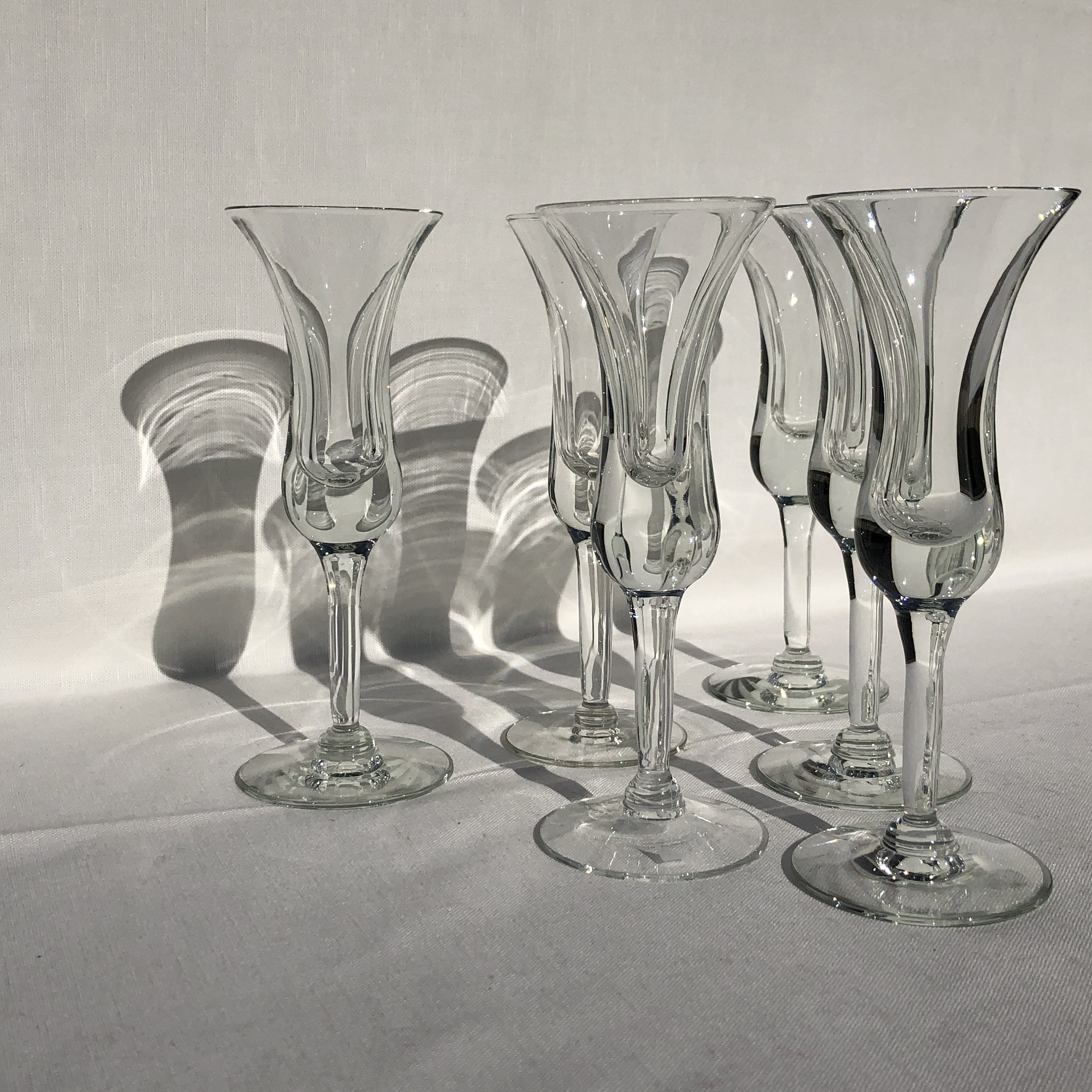 Cordial Glasses, Danish Modern Aperitif Glasses, MCM Barware - Etsy