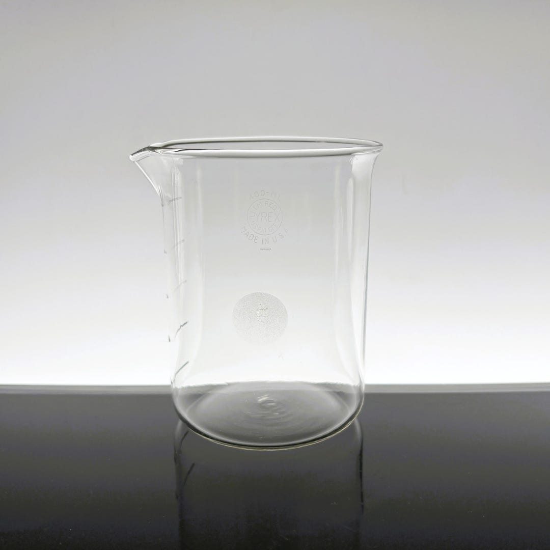 Vintage Pyrex Beaker | Corning Pyrex Glass 400ml | Heavy Duty Graduated ...