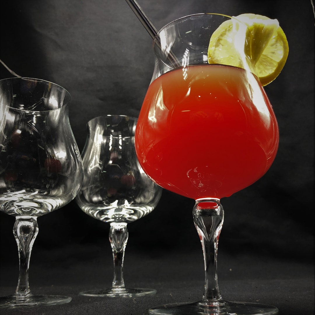 Vintage Poco Grande Cocktail Glasses - Set of 4 - Tiki Bar Glassware - Etsy