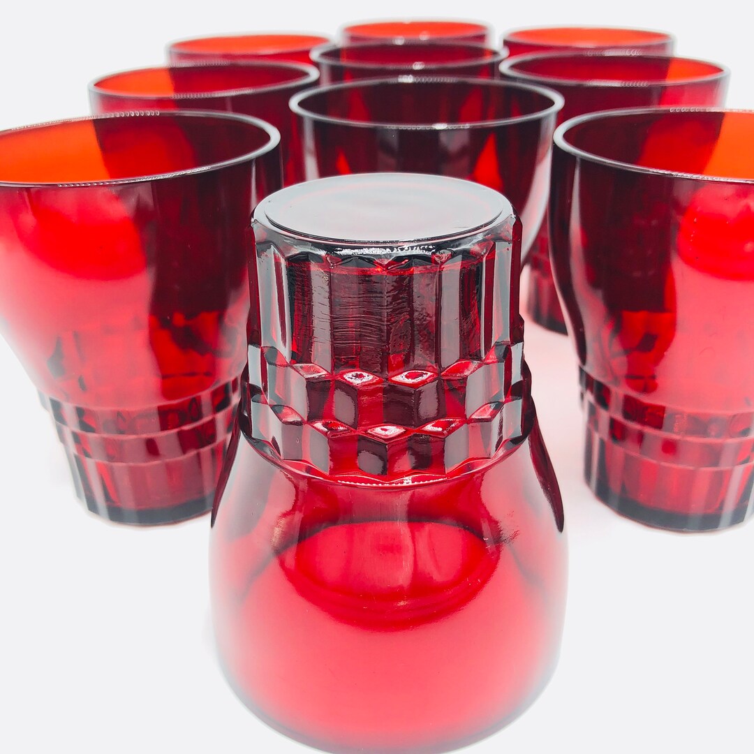 Vintage 1940's Anchor Hocking Flat Tumbler | Windsor Pattern | Royal ...