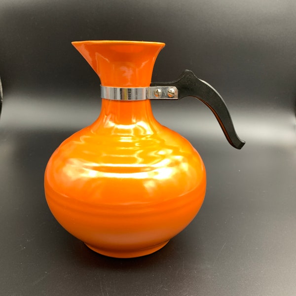 Bauer Orange Pitcher - Etsy