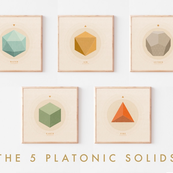 Platonic Solids - Etsy