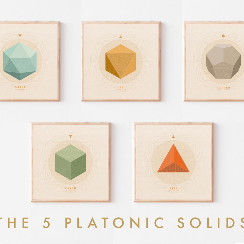 Platonic Solids - Etsy