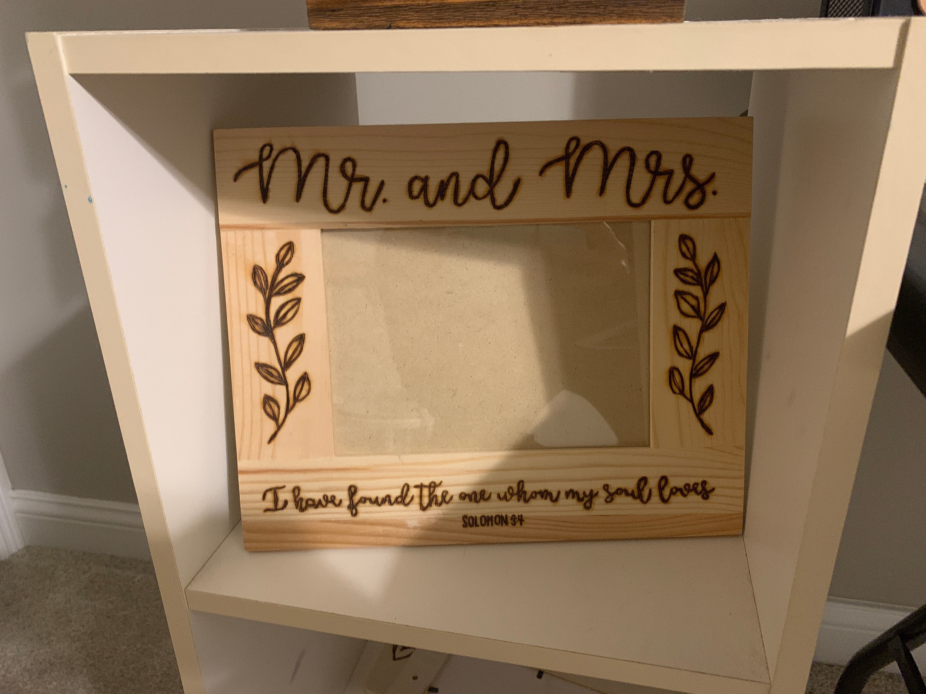 Custom Engraved Frame - Etsy