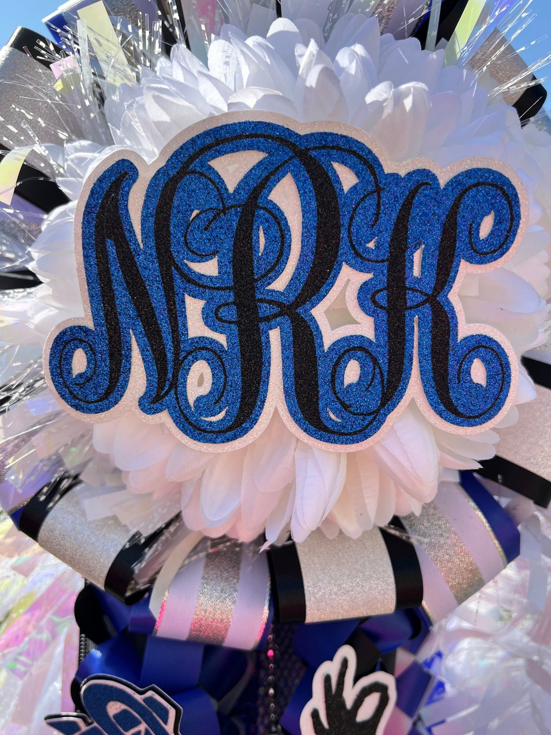 Homecoming Mum Monogram - Etsy