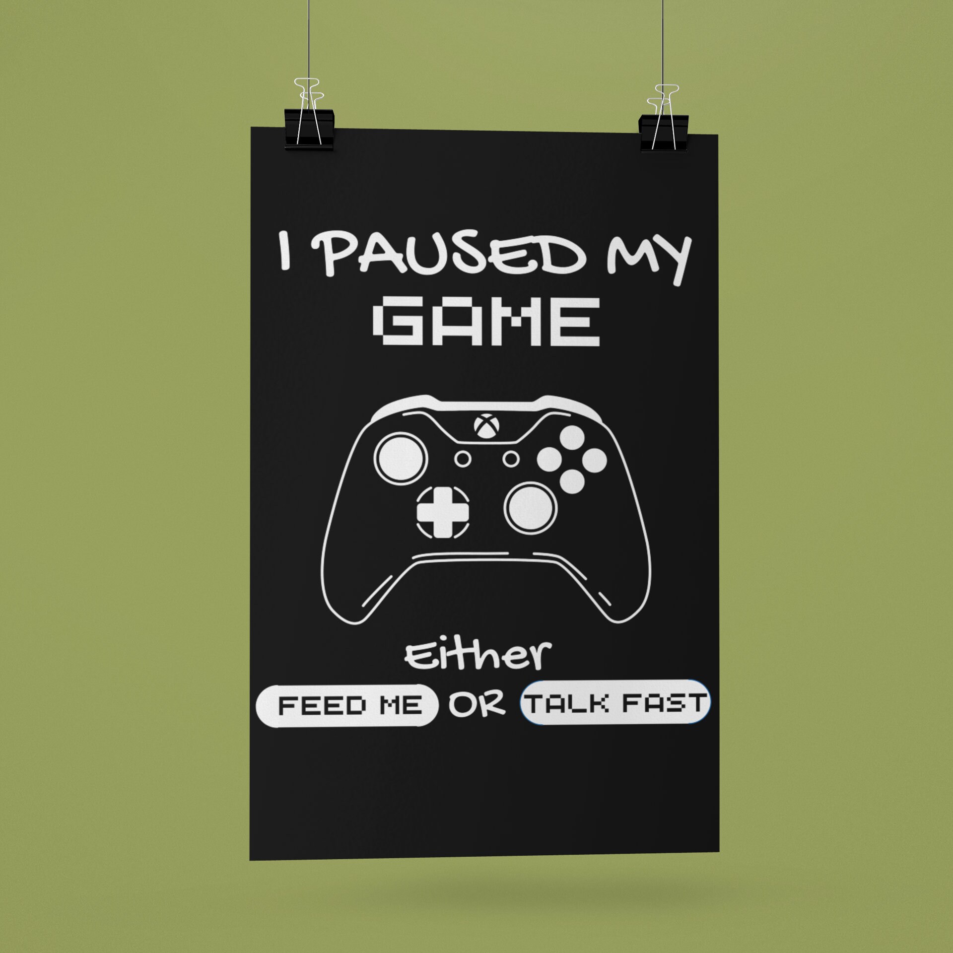 Printable Gamer Poster Gamer Gifts Digital Download Gamer Gamer Canvas ...