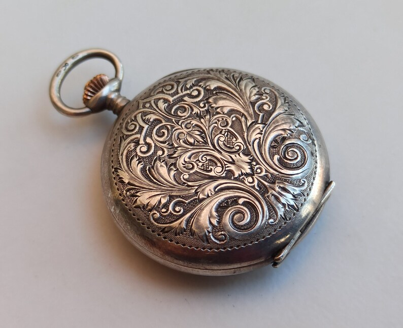 1900 OMEGA Mechanical Silver Watch Silver Pocket Watch - Etsy