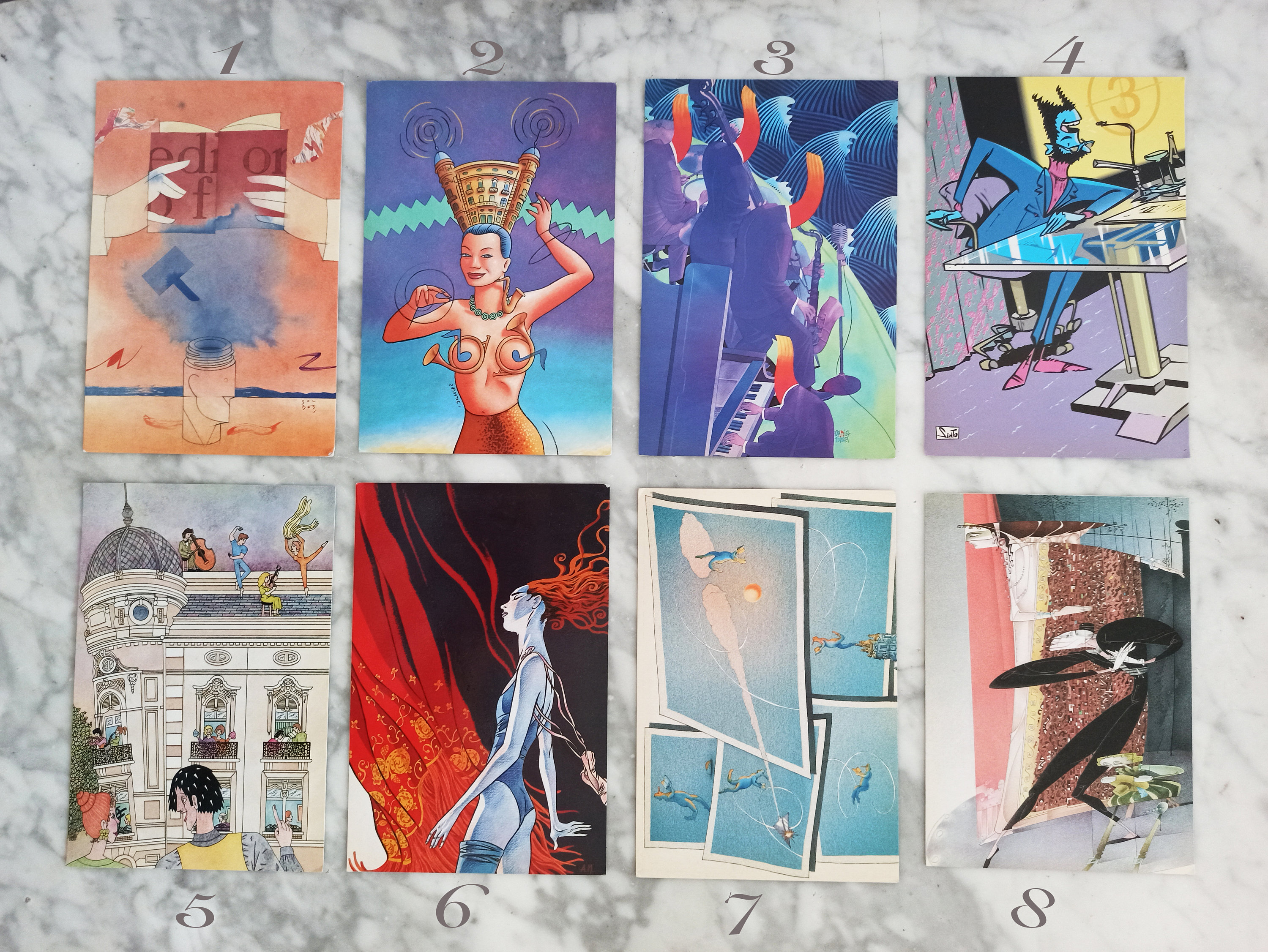 Set Of 14 Postcards Spain Postcards Postcards Collection - Etsy España