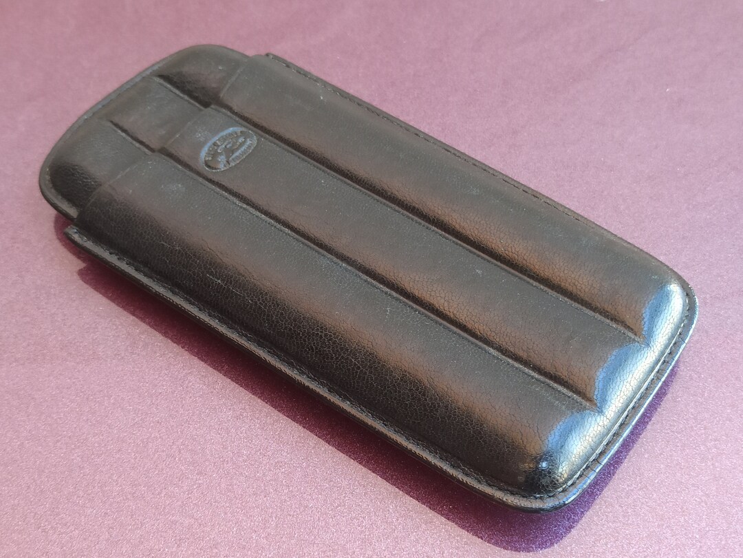 Originale Vintage Cigar Holder, Leather Cigar Case, Telescopic Sleeve ...