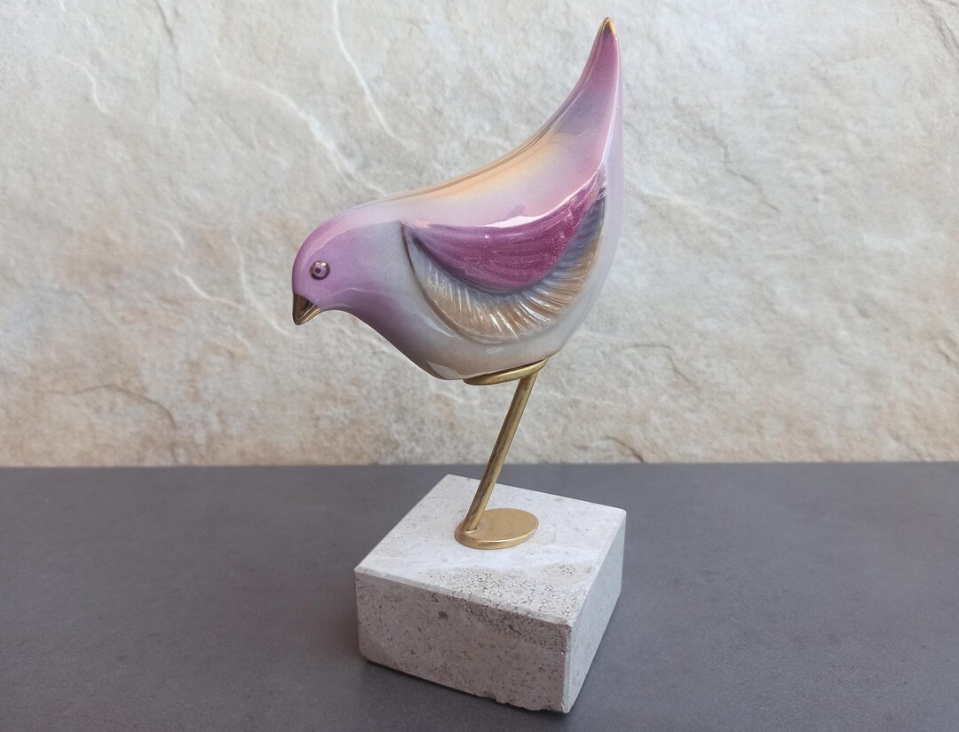 1980s GALOS Design Porcelain Figurine, Vintage Bird Porcelain Figurine ...