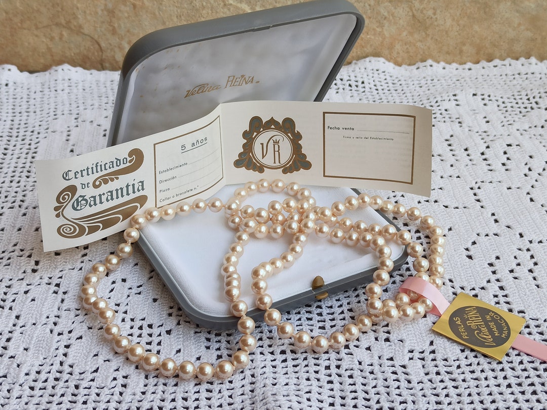 Pearl Velina Reina Necklace, Velina Reina Pearl, White Pearl Necklace ...