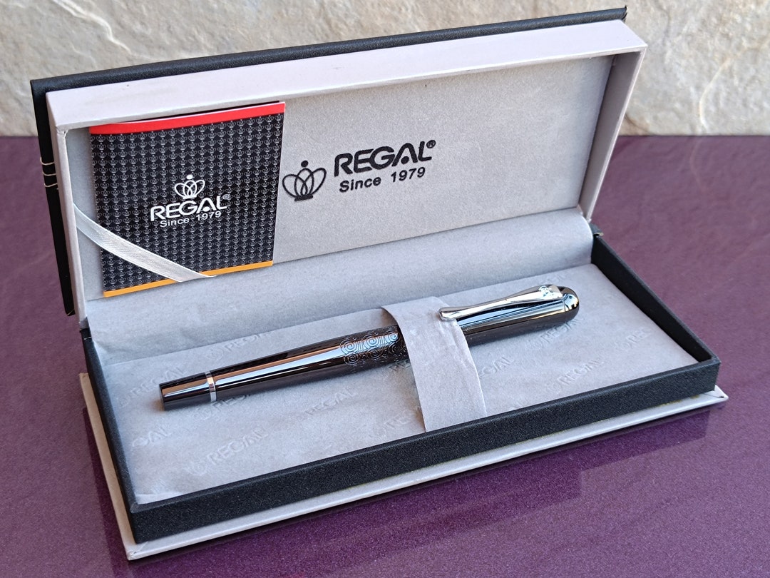 REGAL Fountain Pen, Gold Filled Nib Fountain Pen, Vintage Fountain Pen ...