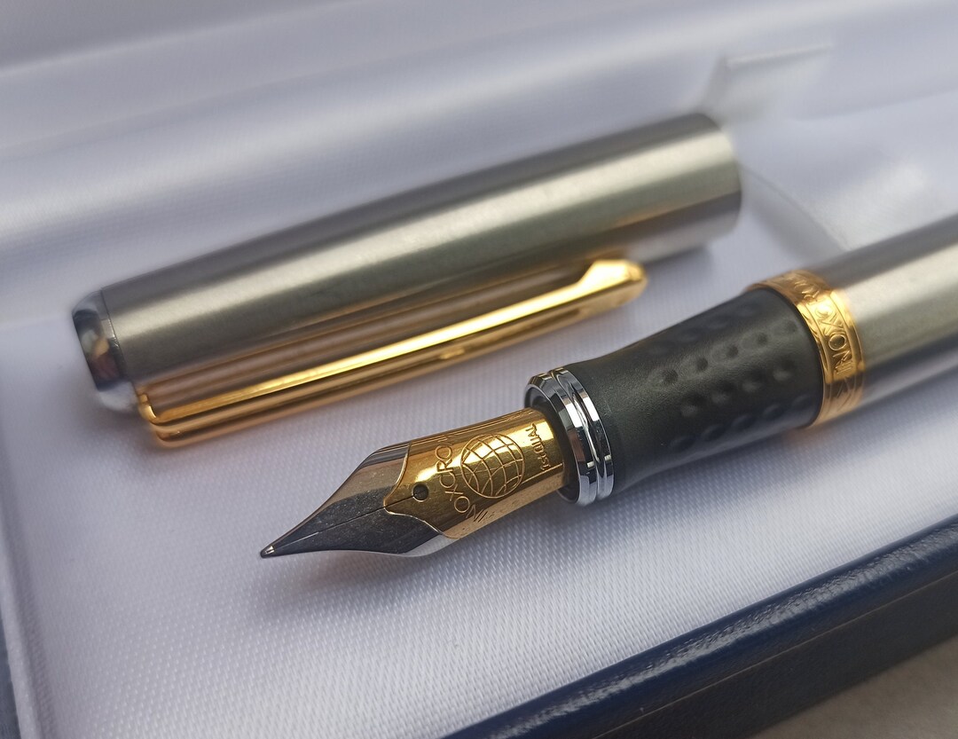 INOXCROM Fountain Pen Vintage Fountain Pen 1980 Ballpoint - Etsy