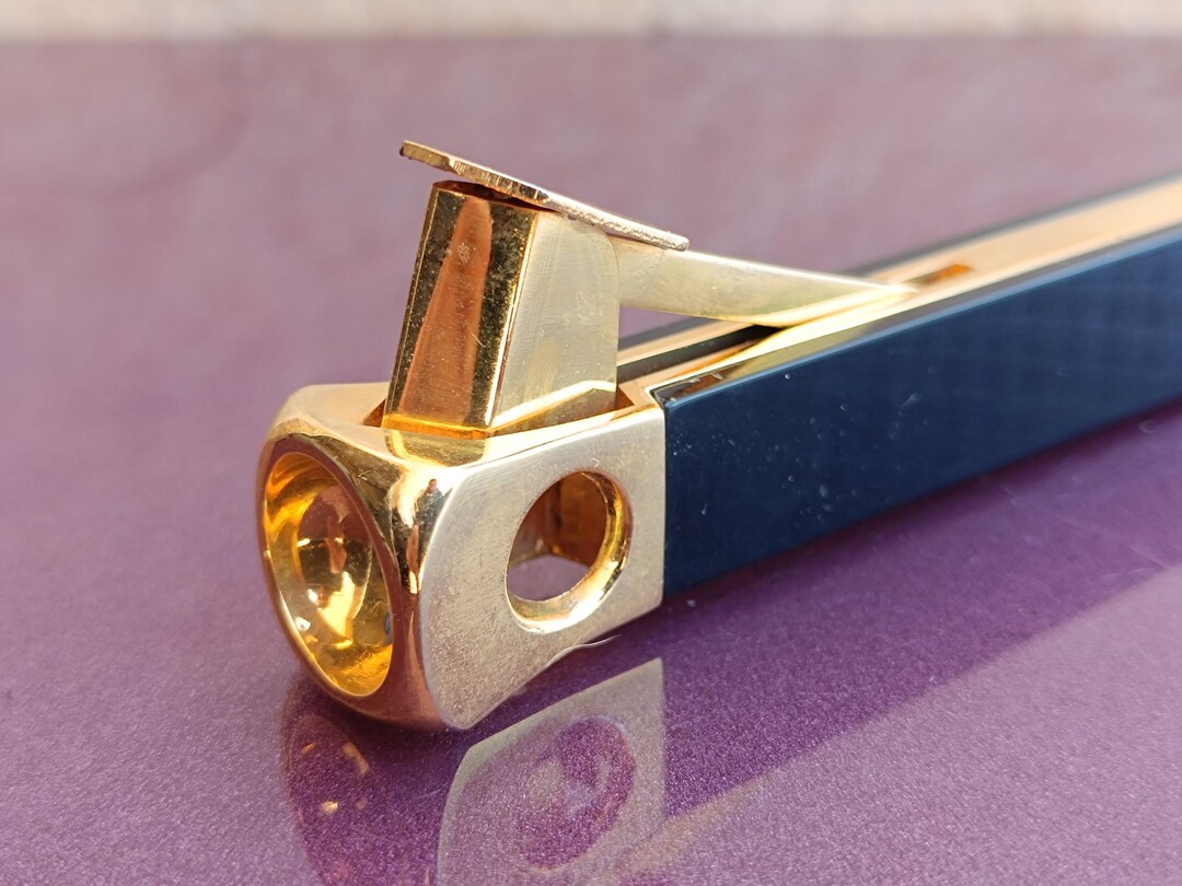 1970s Gold Filled Cigar Cutter, Gold Plated Cigar Cutter, Vintage Cigar ...