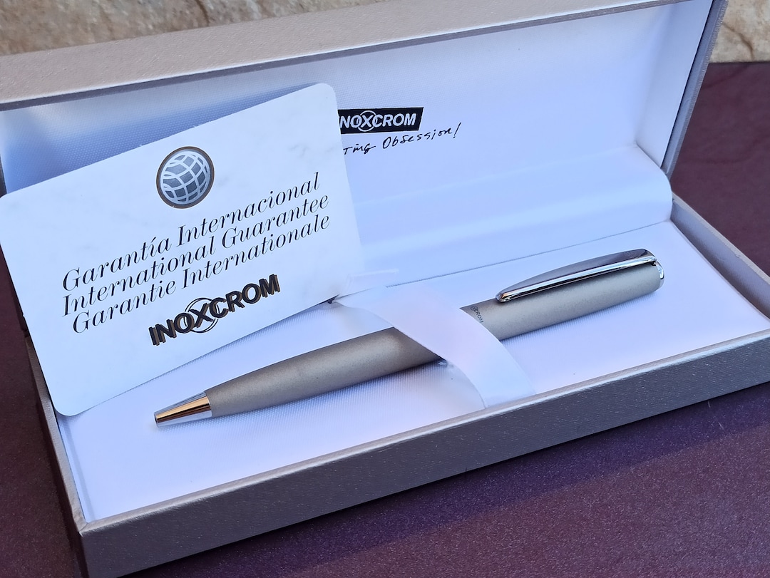 INOXCROM Ballpoint Pen, 1980 Ballpoint Pen, Vintage Ballpoint Pen ...