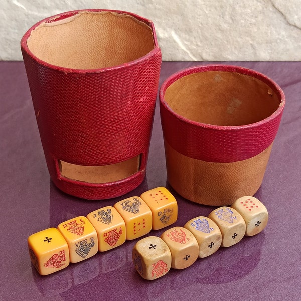 Antique Dice Box - Etsy