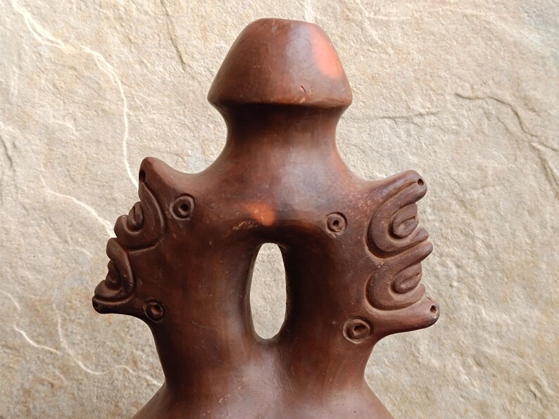 Taino Duho Ceramic Vase, Taino Art Figurine, Replica, Spain - Etsy