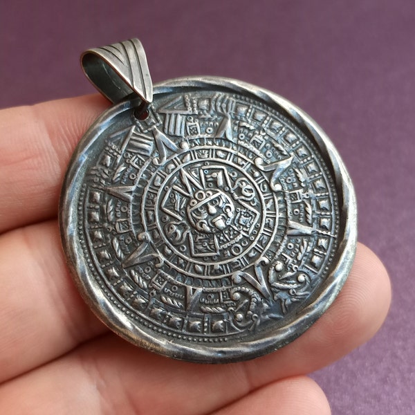 Mayan Pendant - Etsy