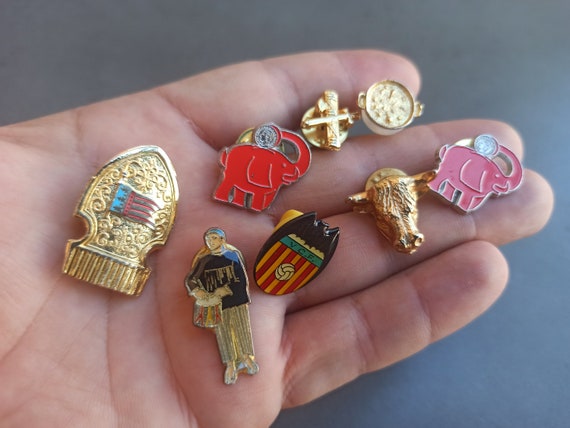 Spanish Badges SET, Falla Feast, Fiesta, Antique Fall… - Gem