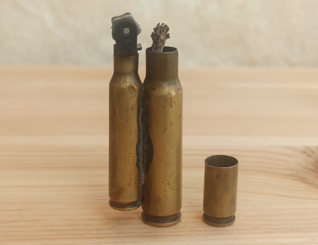 Vintage Military Petrol Lighter, Bullet Lighter, Military Gift, Trench ...