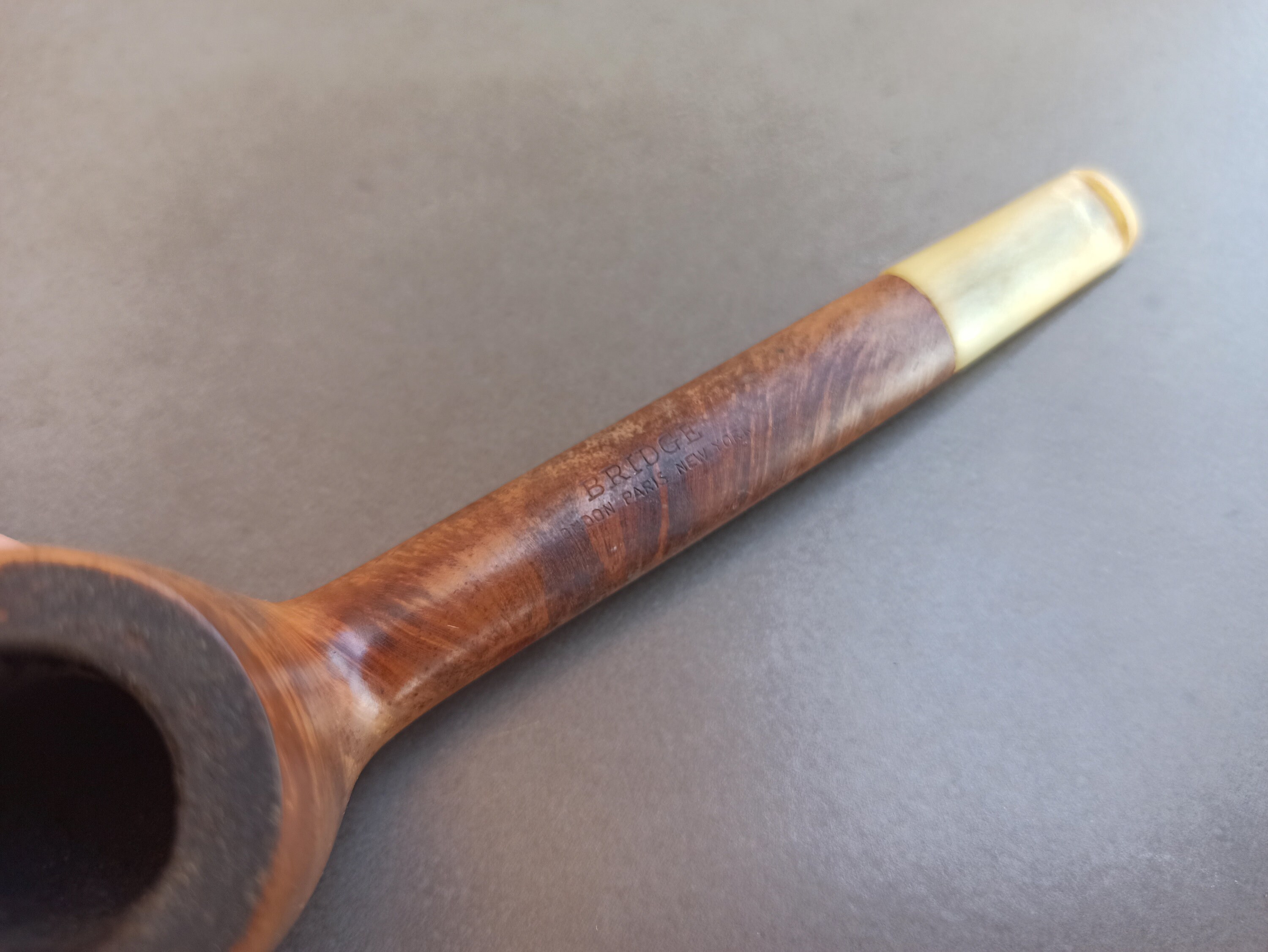 BRIDGE Smoking Pipe Vintage Tobacco Pipe Antique Bruyere - Etsy