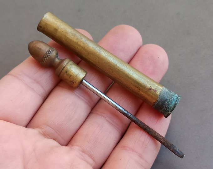 Brass Pipe Tamper, Vintage Pipe Tool, Metal Tamper, Antique Tiny Spoon ...