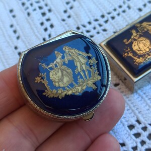 LIMOGES Pill Box Set of 2, Vintage Pill Box, Mini Box, France Retro Box ...