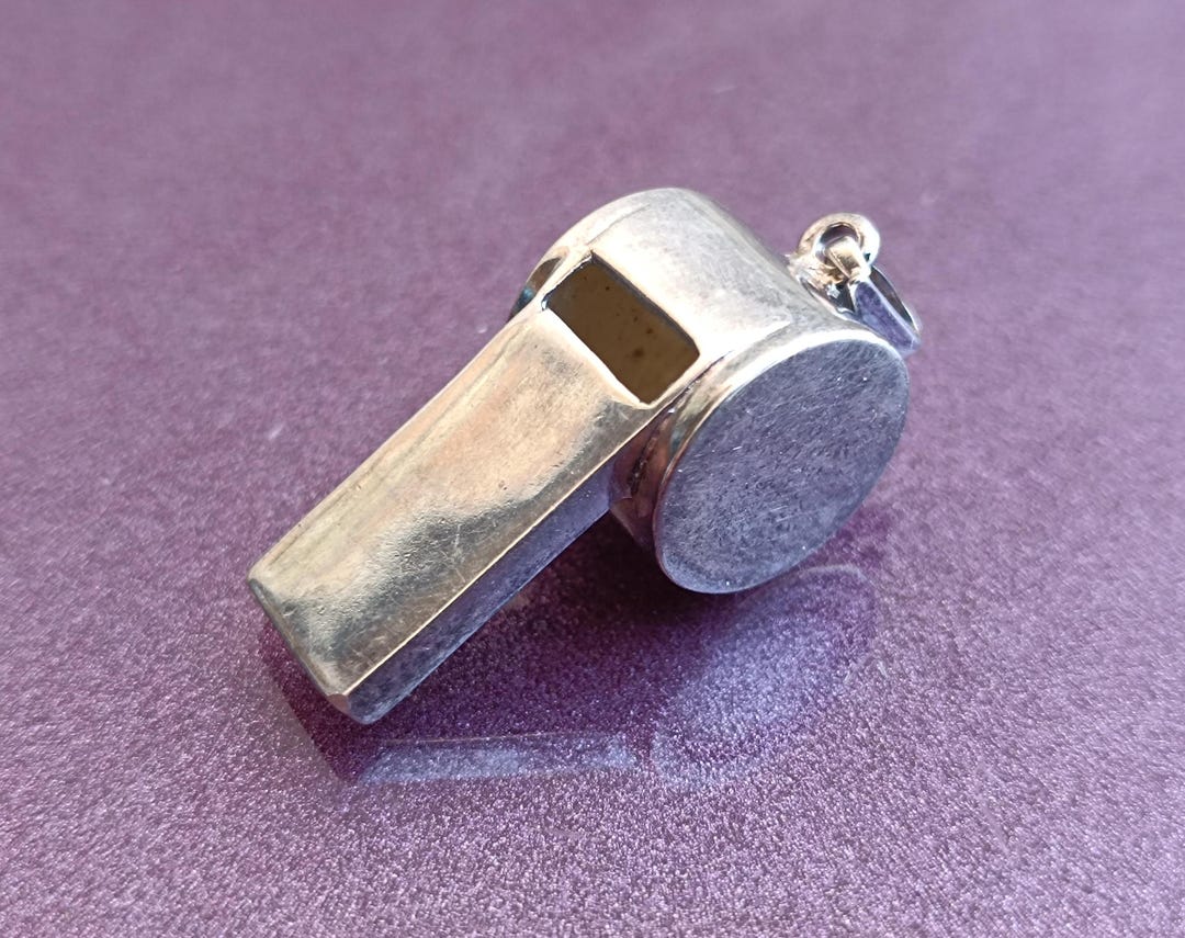 1930s 915 Silver Whistle, Made in Spain, Football Whistle, Old Whistle ...