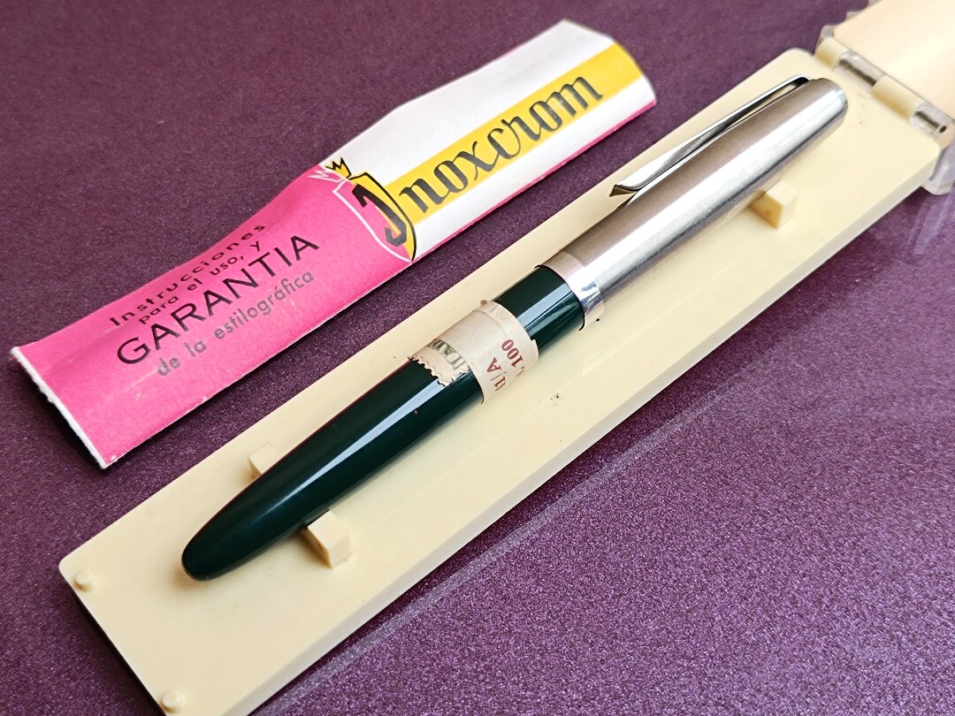 1970s INOXCROM Fountain Pen, Fountain Pen, Vintage Fountain Pen, Retro ...
