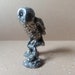 Antique Owl Statue, Silvering Owl Figurine, Vintage Metal Owl, Vintage ...