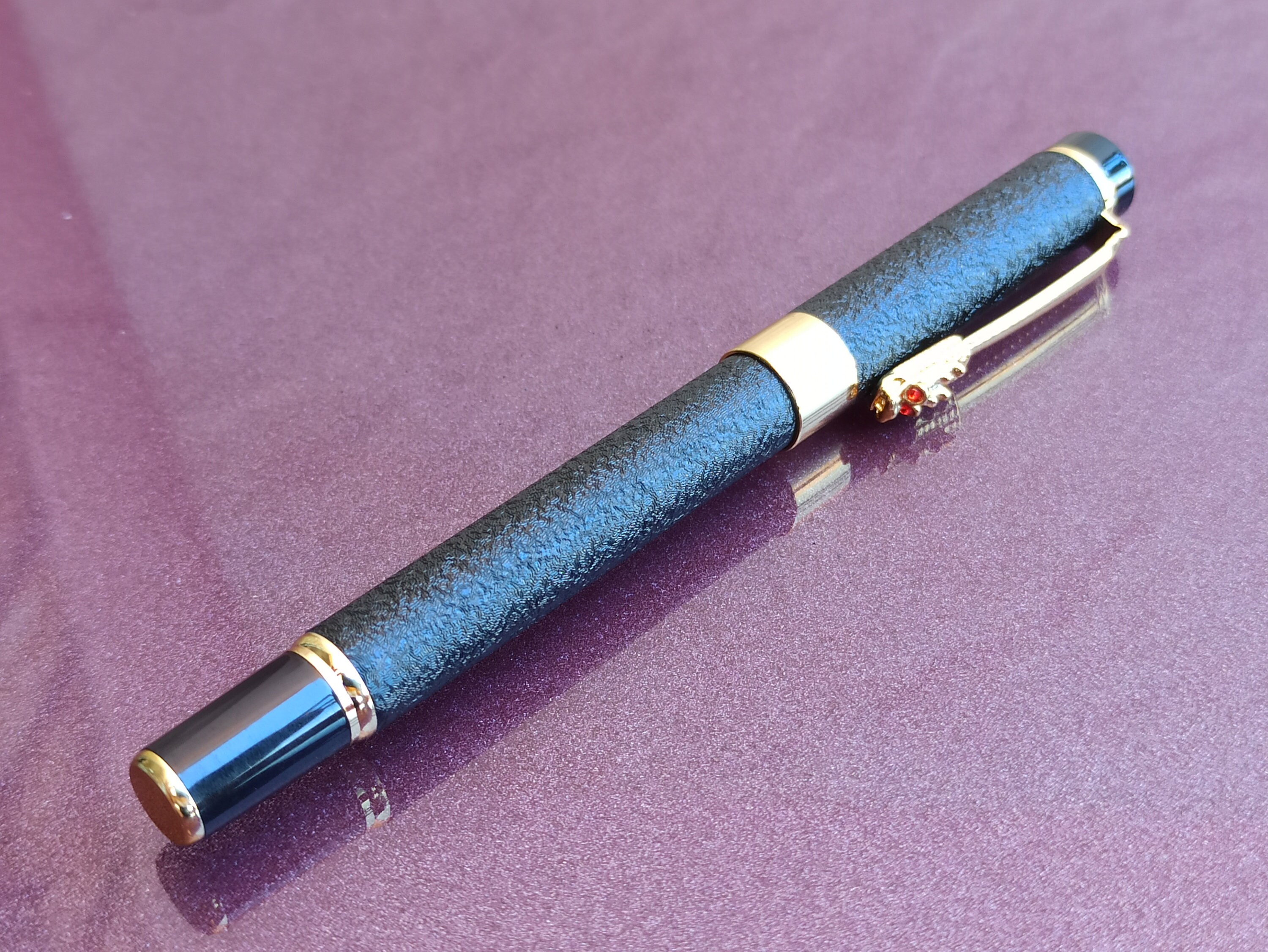 Dragon Fountain Pen Genius Iridium Gold Plated Fountain Pen - Etsy