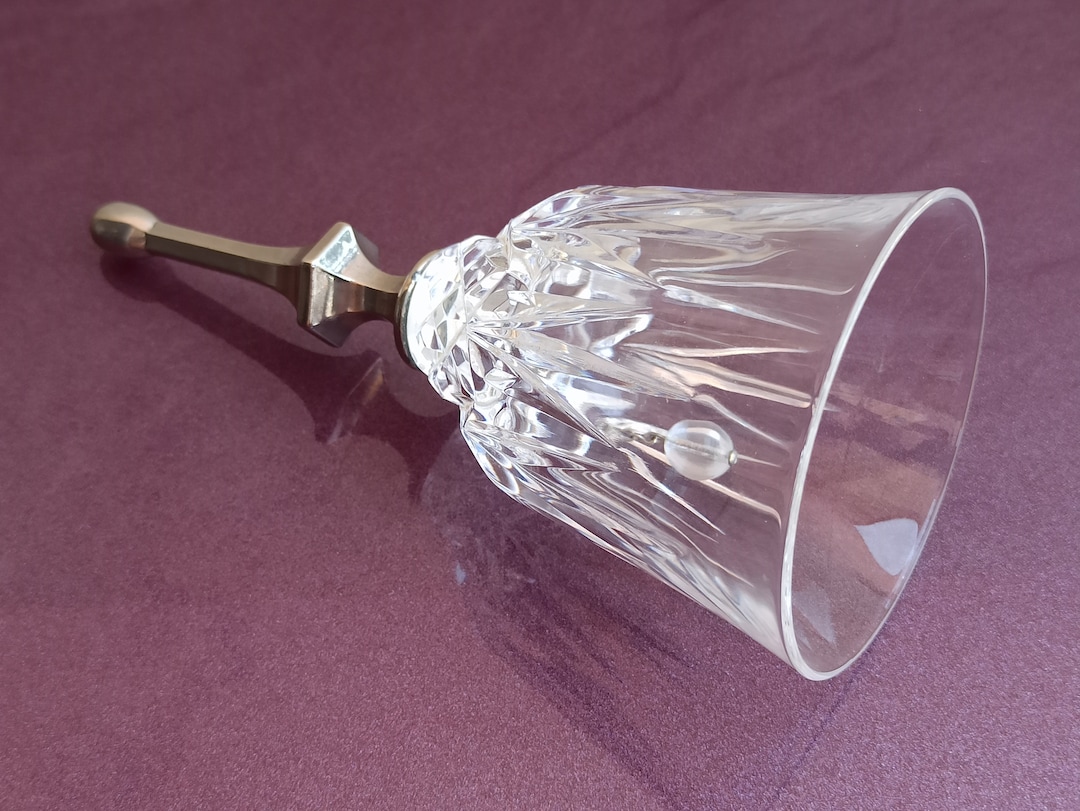 Crystal Bell, English Bell, Retro Bell, Antique Crystal Bell, Vintage ...