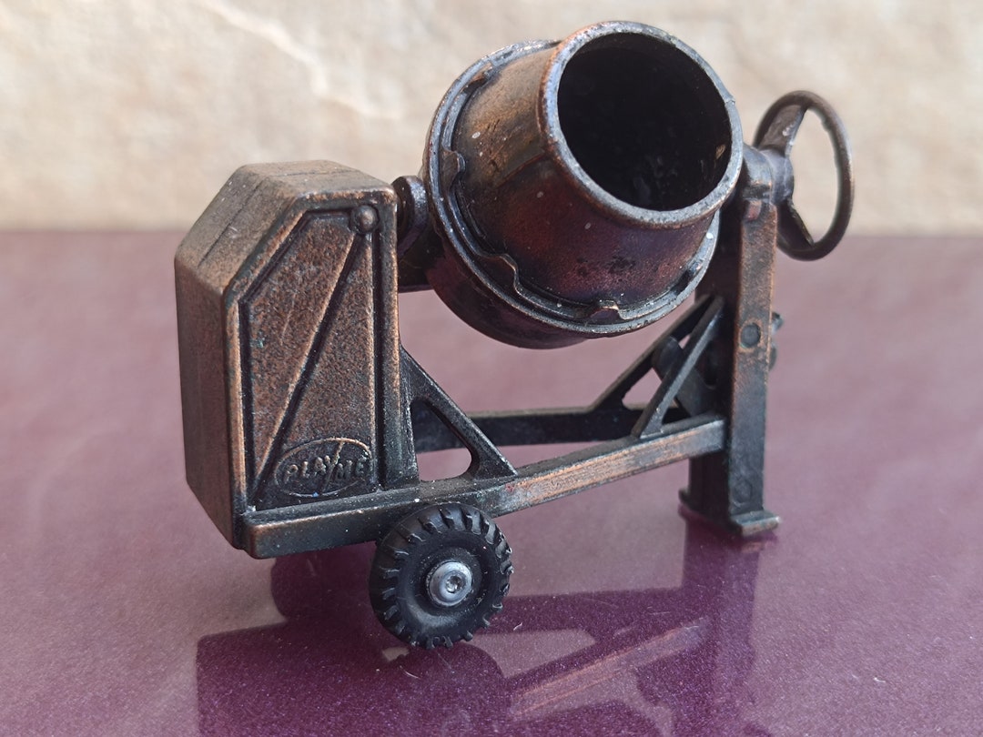 1970 Playme Pencil Sharpener, Concrete Mixer Figure, Spanish Pencil ...