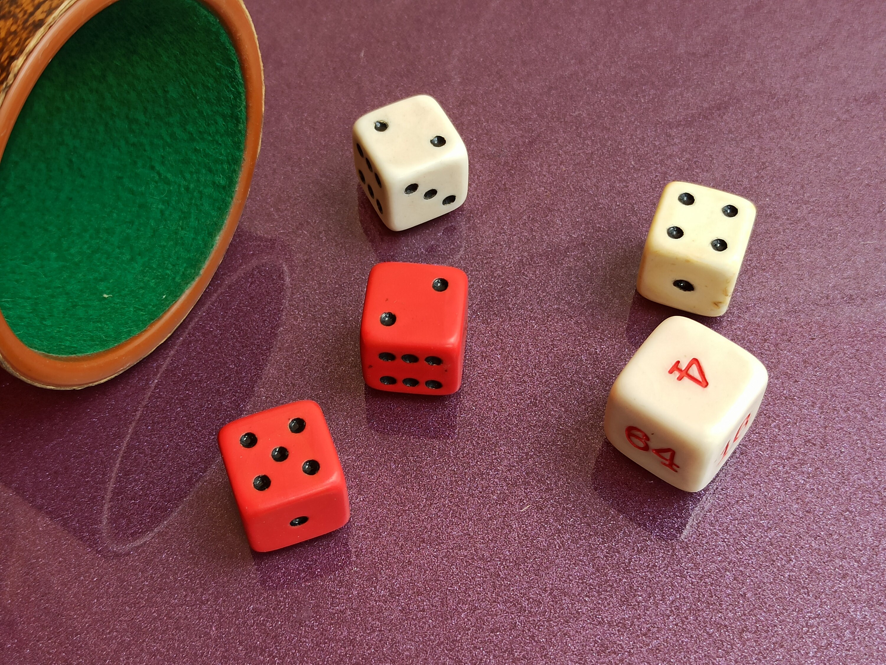 1950 Playing Dice With Throwing Glass Dice in Original Box - Etsy