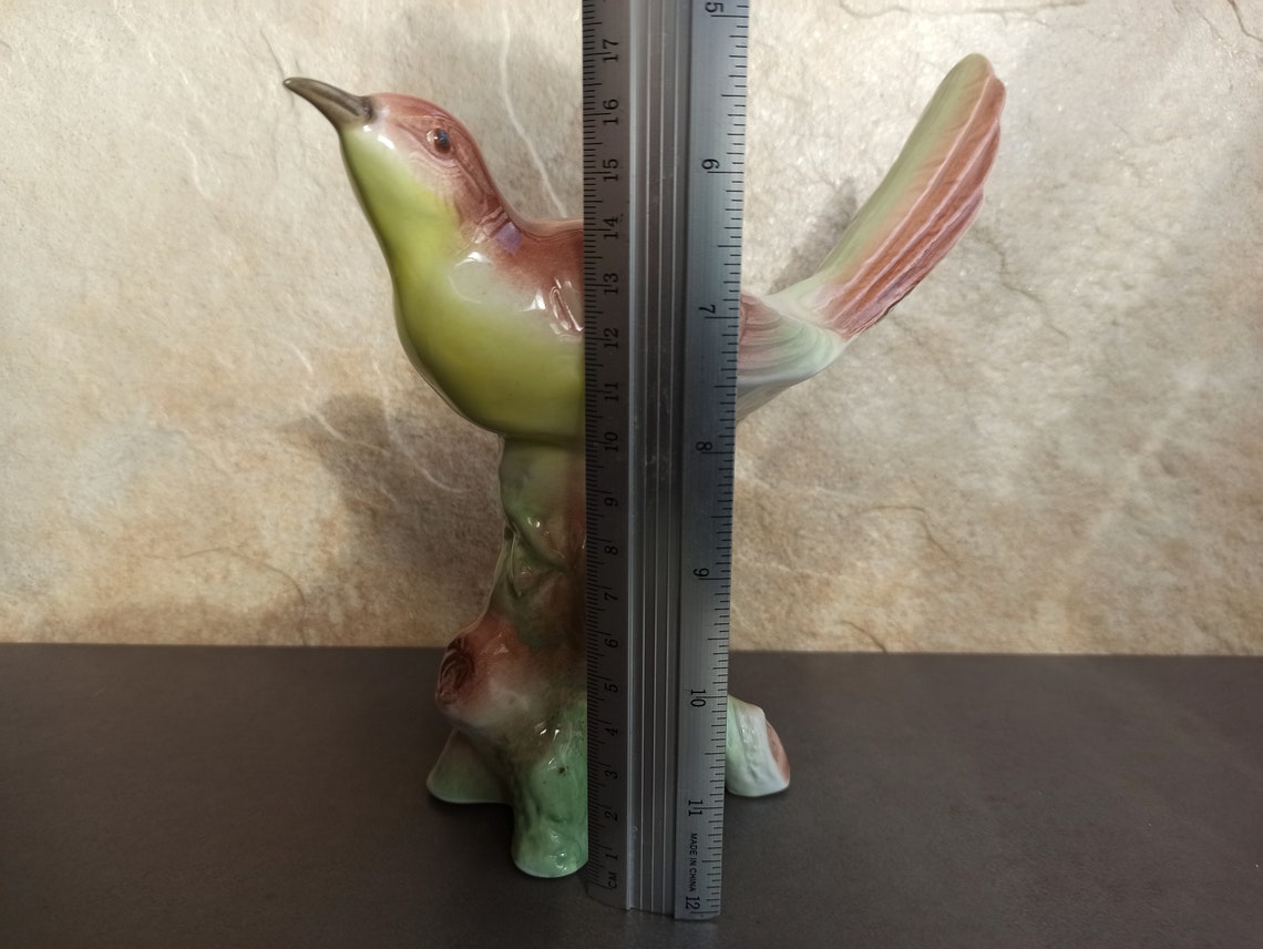 Porcelain Bird Figurine Bird Vintage Porcelain Spain | Etsy