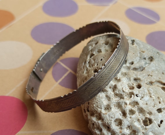 English 1962 Silver Bracelet, Old Silver Bracelet, Ce… - Gem