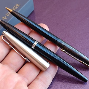 1980s Parker Ballpoint Pen and Pencil, Vintage Ballpoint Pen, Vintage ...