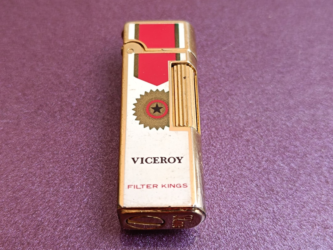 MINE VICEROY Vintage Gas Lighter, Lighter Vintage, Untested, Pocket ...