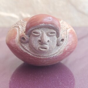 Valdivia Culture Vessel Figurine, Handmade Clay Pre-columbian Figure ...