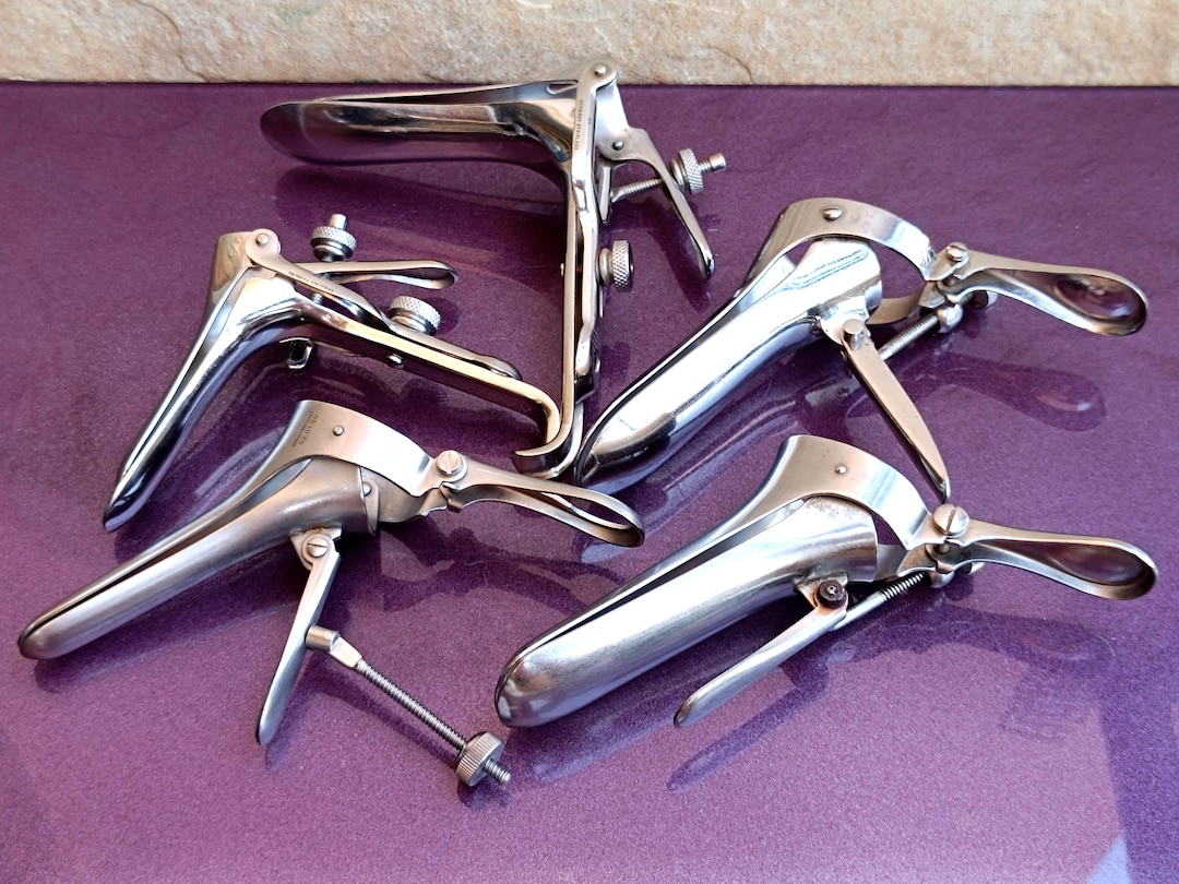 Vintage Medical Speculum Set Stainless Steel Instruments, Medical Tool ...