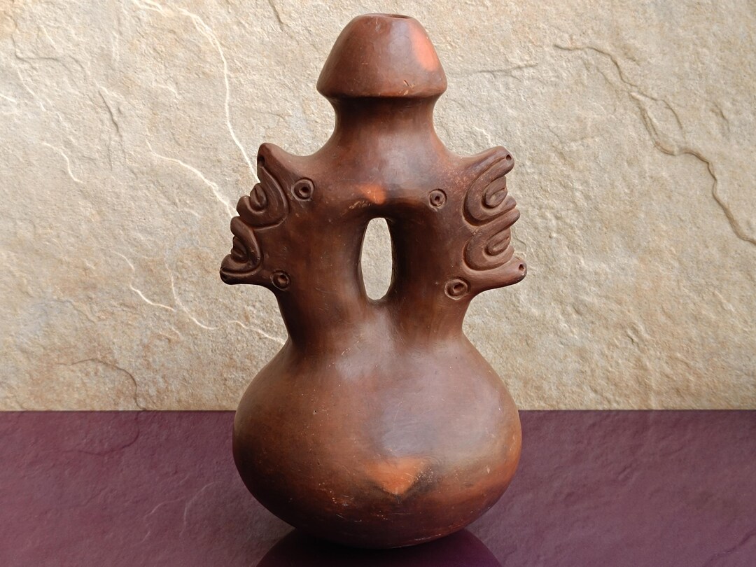 Taino Duho Ceramic Vase, Taino Art Figurine, Replica, Spain - Etsy