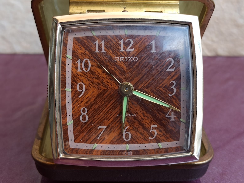 Seiko Vintage 70's Mechanical Travel Alarm Clock Vintage - Etsy